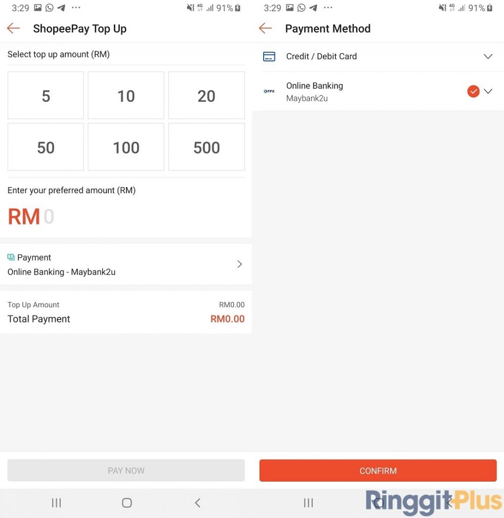 ShopeePay Now Accepts Debit And Credit Card Top Ups