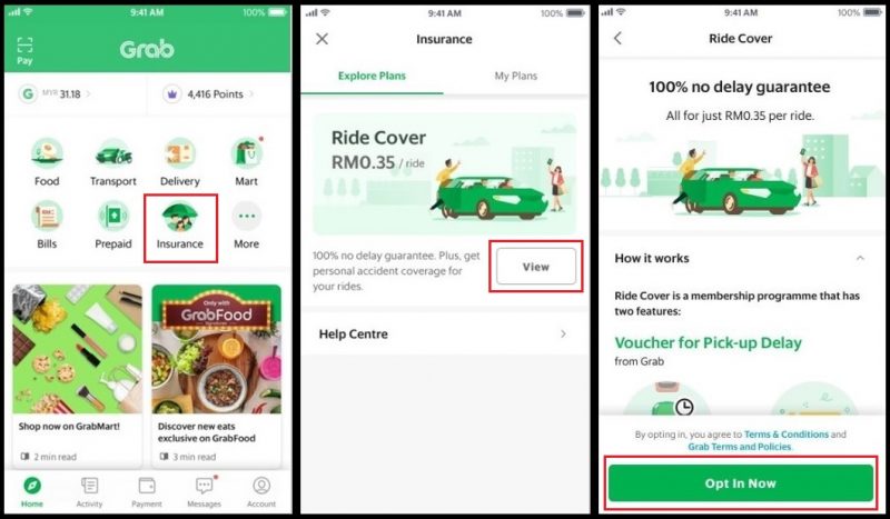 Grab Ride Cover Protection Offers Additional PA Insurance For Grab ...