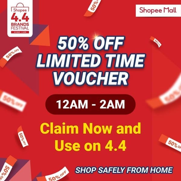 Shop Groceries And More Online & Enjoy Big Savings At Shopee’s 4.4 Sale!
