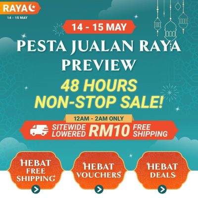 Enjoy The Gift Of Raya In 3 Ways With Shopee From 13 - 26 May!