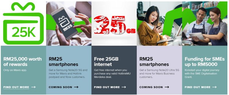 Maxis Offers Special Deals For 25th Anniversary, Including RM25 ...