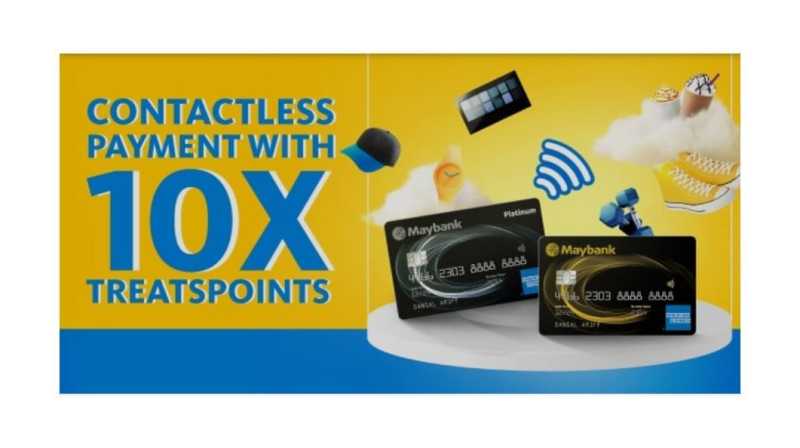 Get 10x TreatsPoints With The Maybank 2 Cards Amex Contactless Campaign