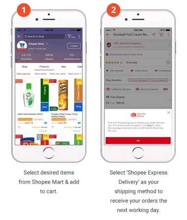 Shopee Introduces Next-Day Delivery Service For Shopee Mart