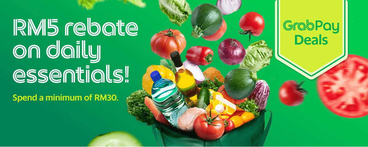GrabPay Deals: Get RM5 And RM10 Rebates On Grocery Spend