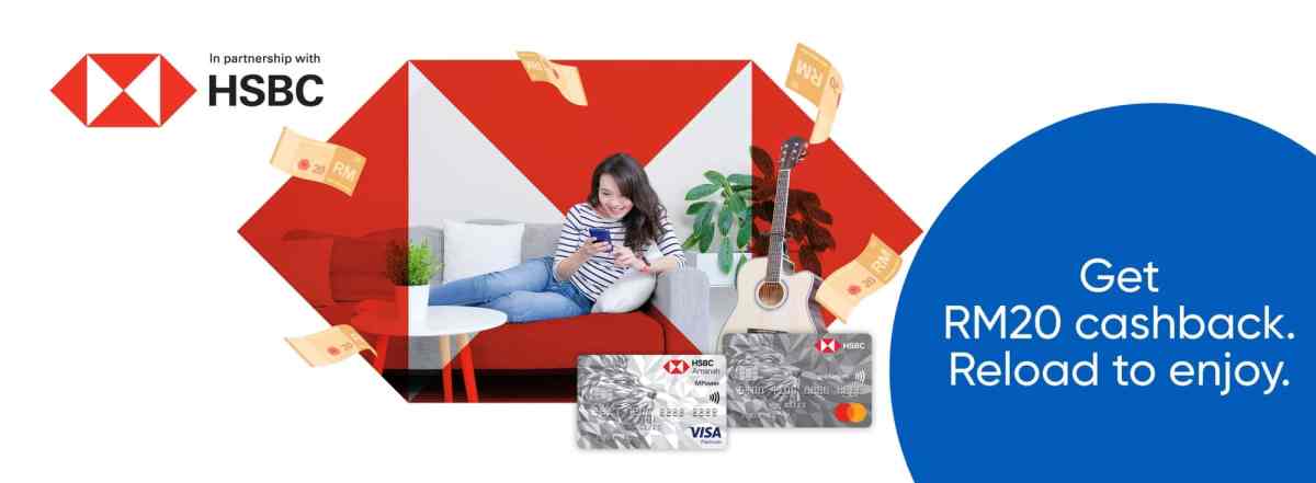 HSBC x TNG eWallet Campaign Is Back - Now With RM20 Monthly Cashback