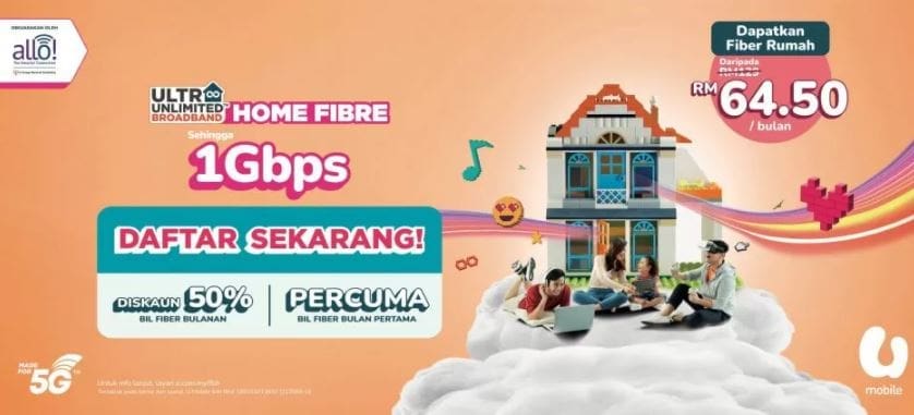 U Mobile Introduces Fibre Broadband Services With New Plans And ...