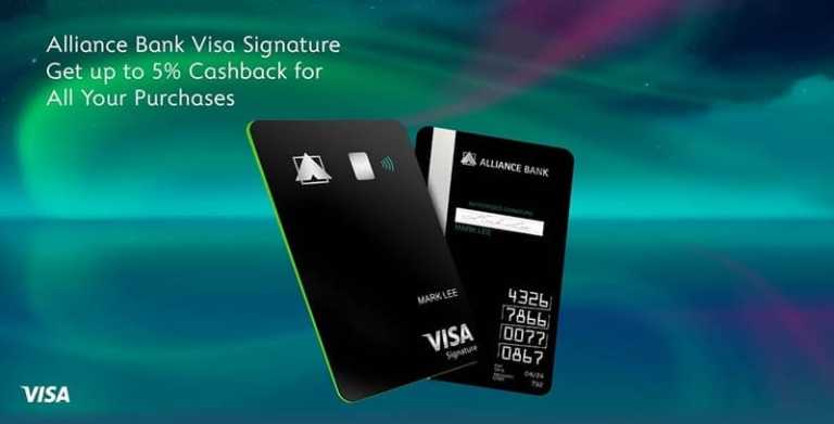 Alliance Bank Unveils New Visa Signature Credit Cards With Up To 5% ...