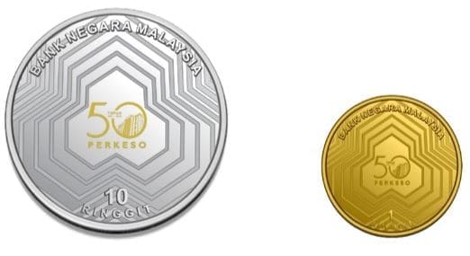 BNM Issues Two Commemorative Coins In Conjunction With SOCSO’s 50th ...