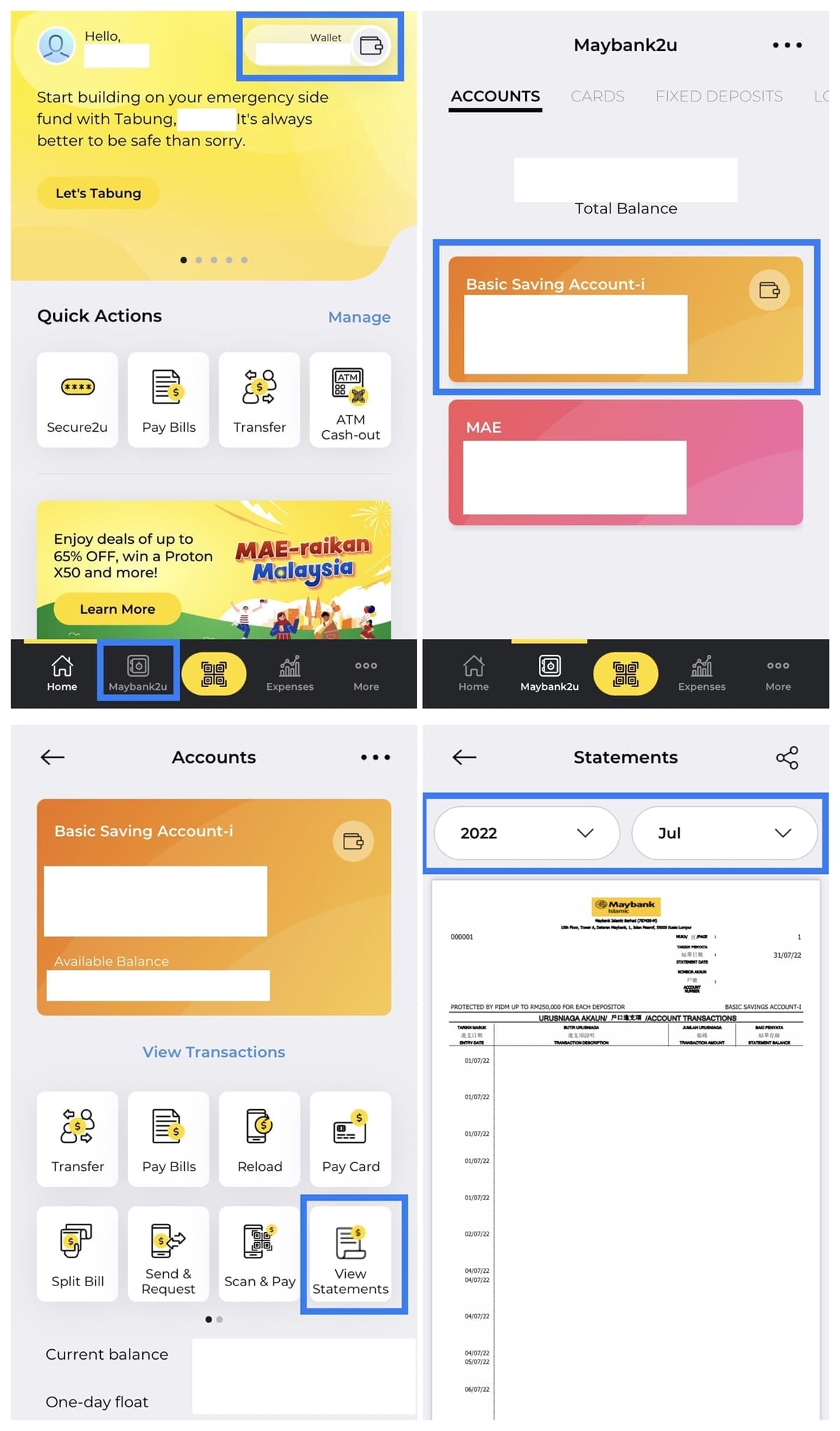 Maybank Customers Now Able To View, Download Savings Account Statements ...