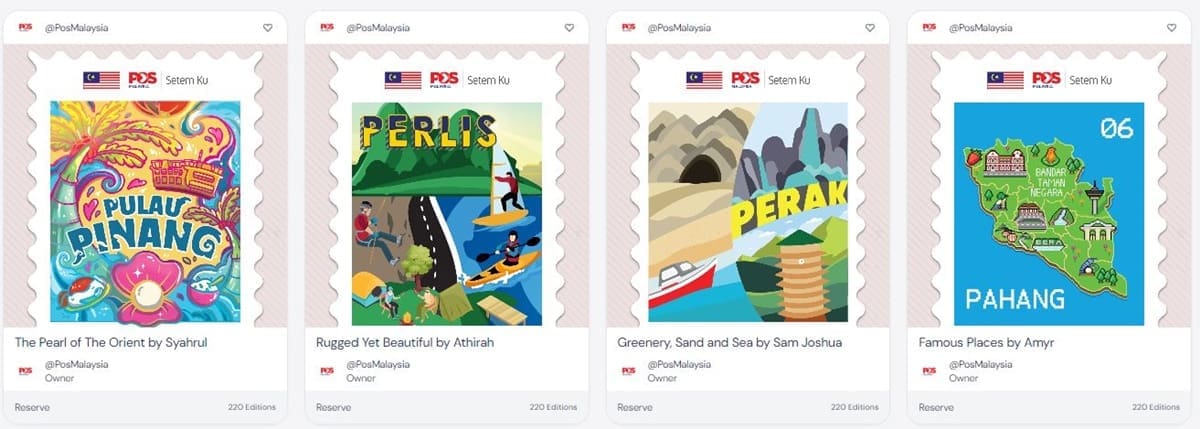 Pos Malaysia Launches Malaysia’s First NFT Stamps