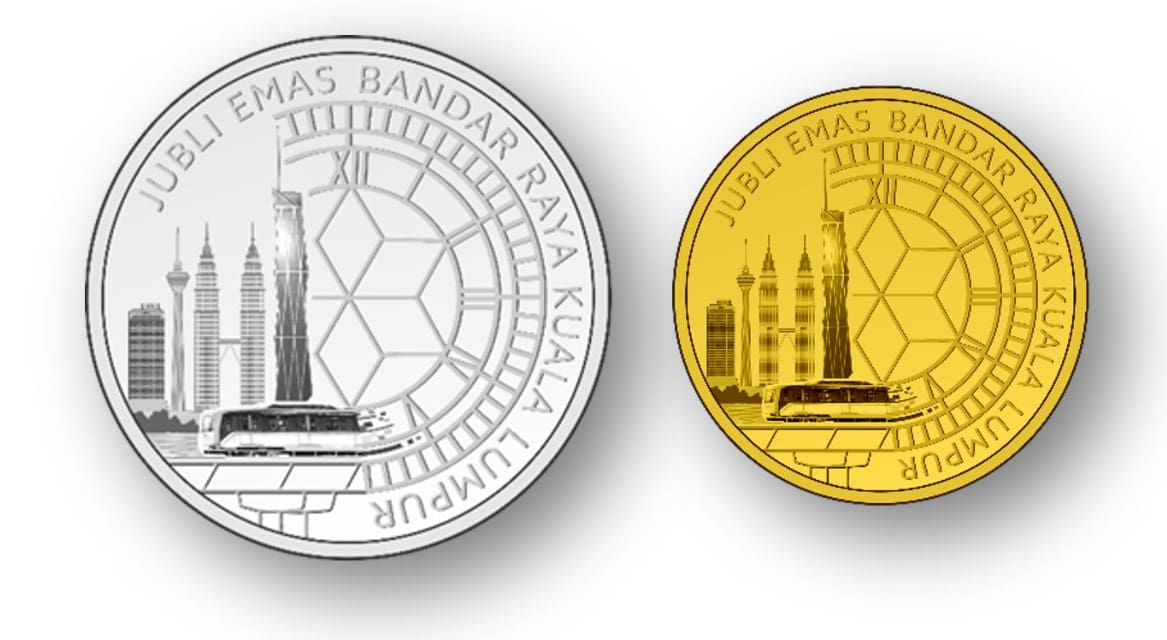 BNM Officially Issues Commemorative Coins For KL’s Golden Jubilee ...