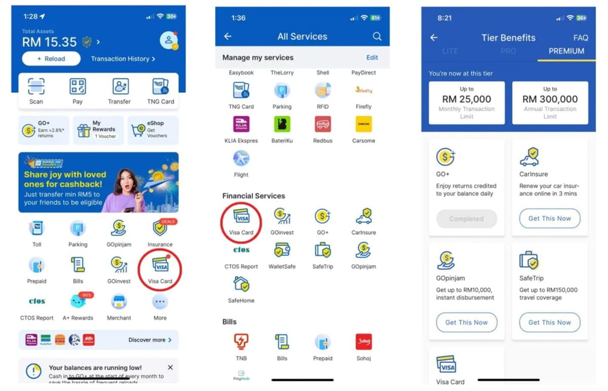 TNG Visa Prepaid Card Is Currently Available To Apply For Some TNG ...
