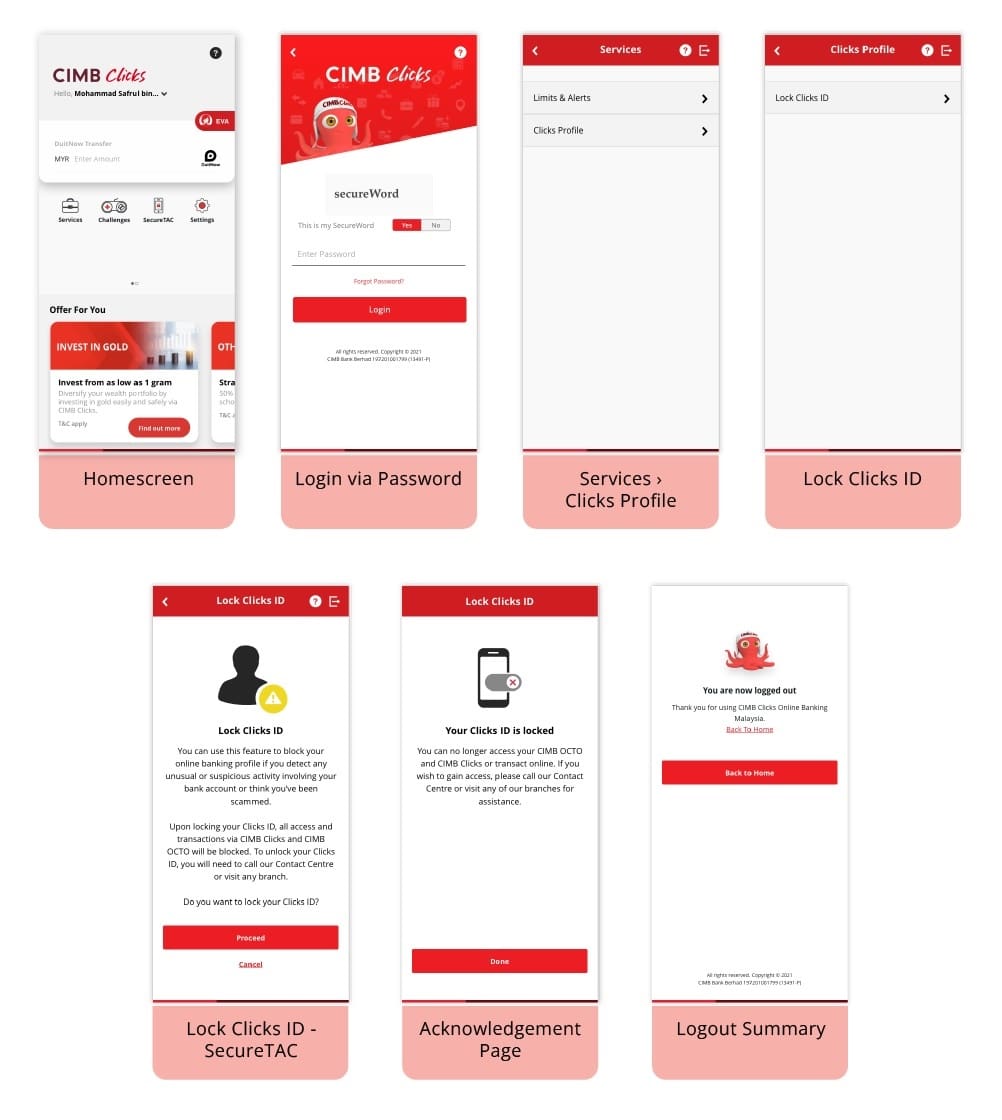 CIMB Introduces Lock Clicks ID Feature For Better Scam Protection