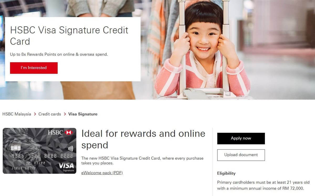 HSBC Visa Signature: 5x Points Benefit Enabled For Local Shopping ...