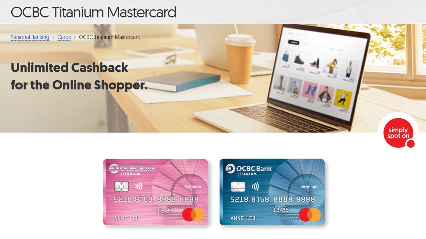 OCBC Revises Cashback Benefits Of Its OCBC Titanium Mastercard