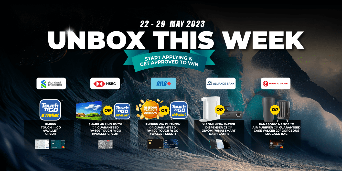 Win RM5,000 Cash Via DuitNow, SHARP 4K UHD 60" TV, And More