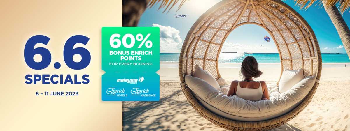 Enrich 6.6 Mid-Year Campaign Offers 60% Bonus Enrich Points For Flight ...
