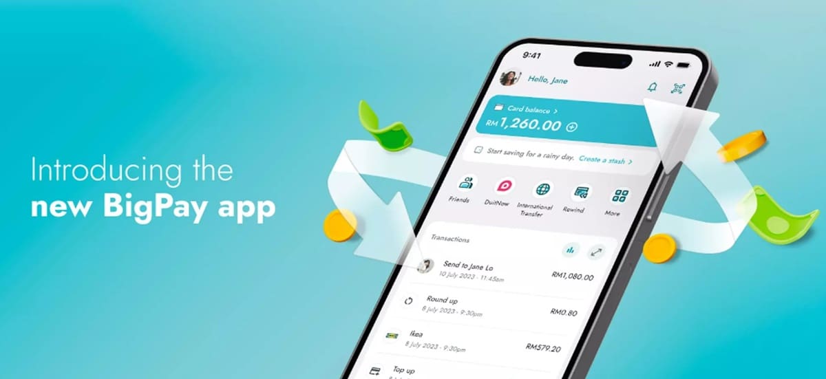 BigPay Redesigns App To Offer Fresh New Look, Improved Navigation