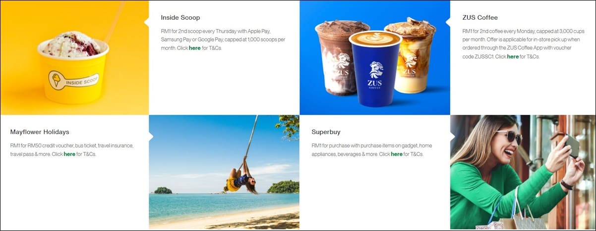 Standard Chartered Campaign Offers RM1 Deals All Year Long