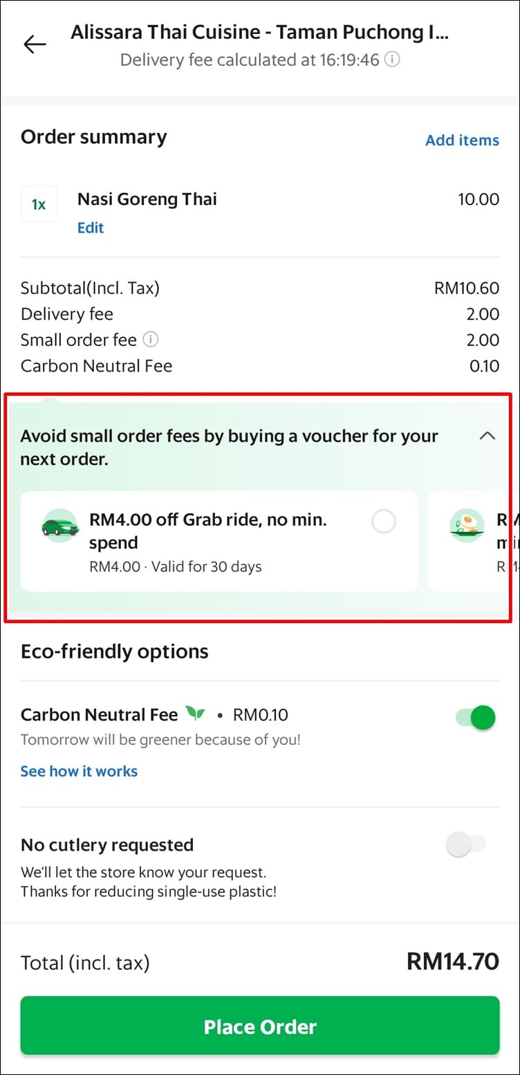 GrabFood Introduces Voucher Add-On Purchases For Users To Avoid Small ...