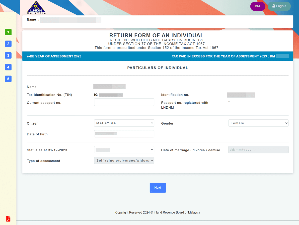 Malaysia Personal Income Tax Guide 2024 (YA 2023)