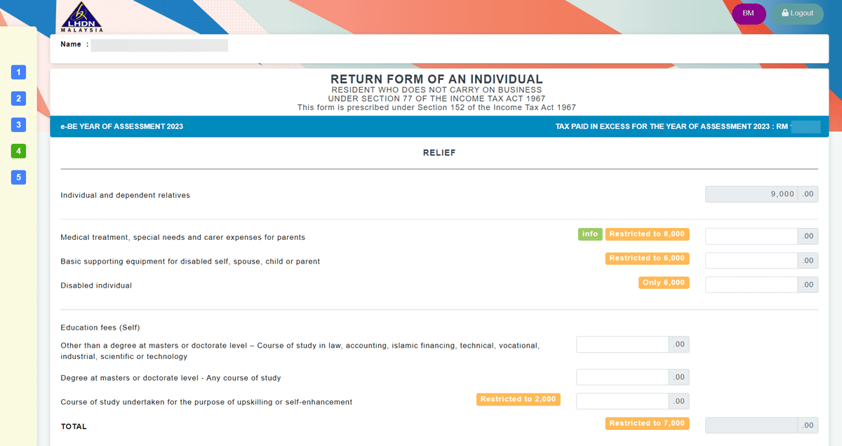 Malaysia Personal Income Tax Guide 2024 (YA 2023)