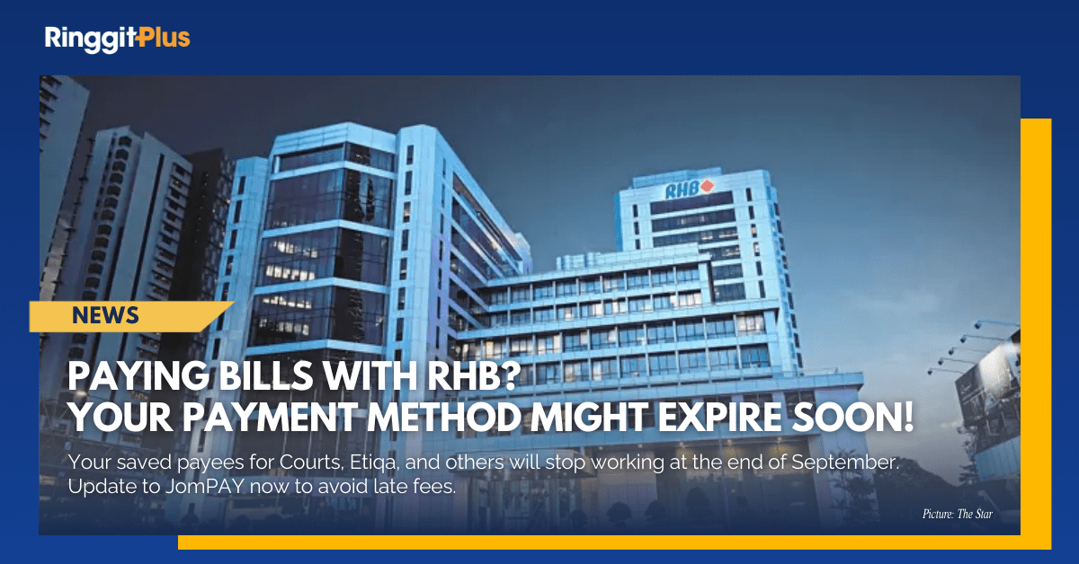 RHB Announces Shift To JomPAY For Several Billers