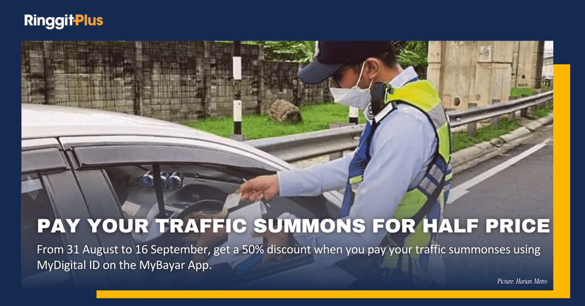 50% Off Traffic Summons Available Until 16 Sept