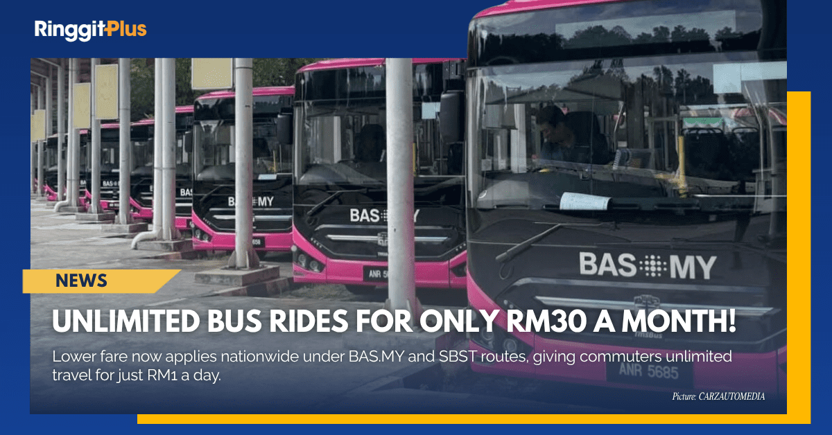 RM30 Monthly Bus Pass Now Offers Unlimited Rides Nationwide