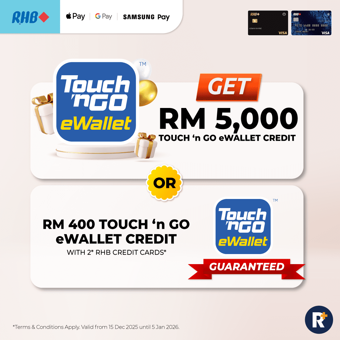 End The Year With Up To RM5,000 Touch 'n Go eWallet Credit