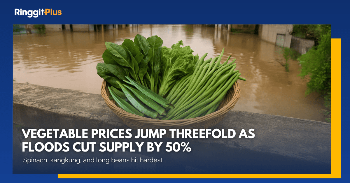 Vegetable Prices Jump Threefold As Floods Cut Supply By Up To 50%