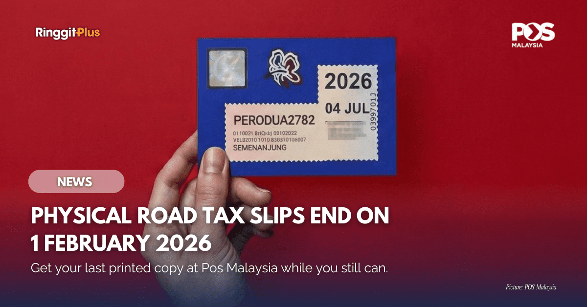 Physical Road Tax Slips To End On 1 February 2026
