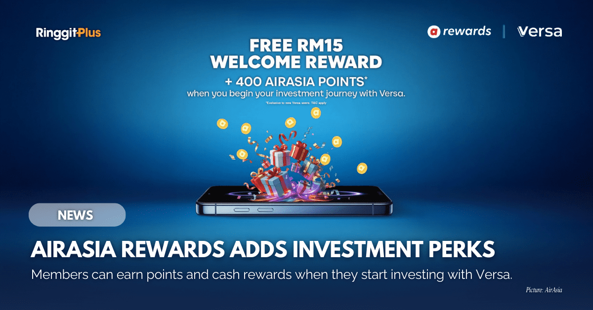 AirAsia Rewards Partners Versa To Offer Investment Welcome Rewards