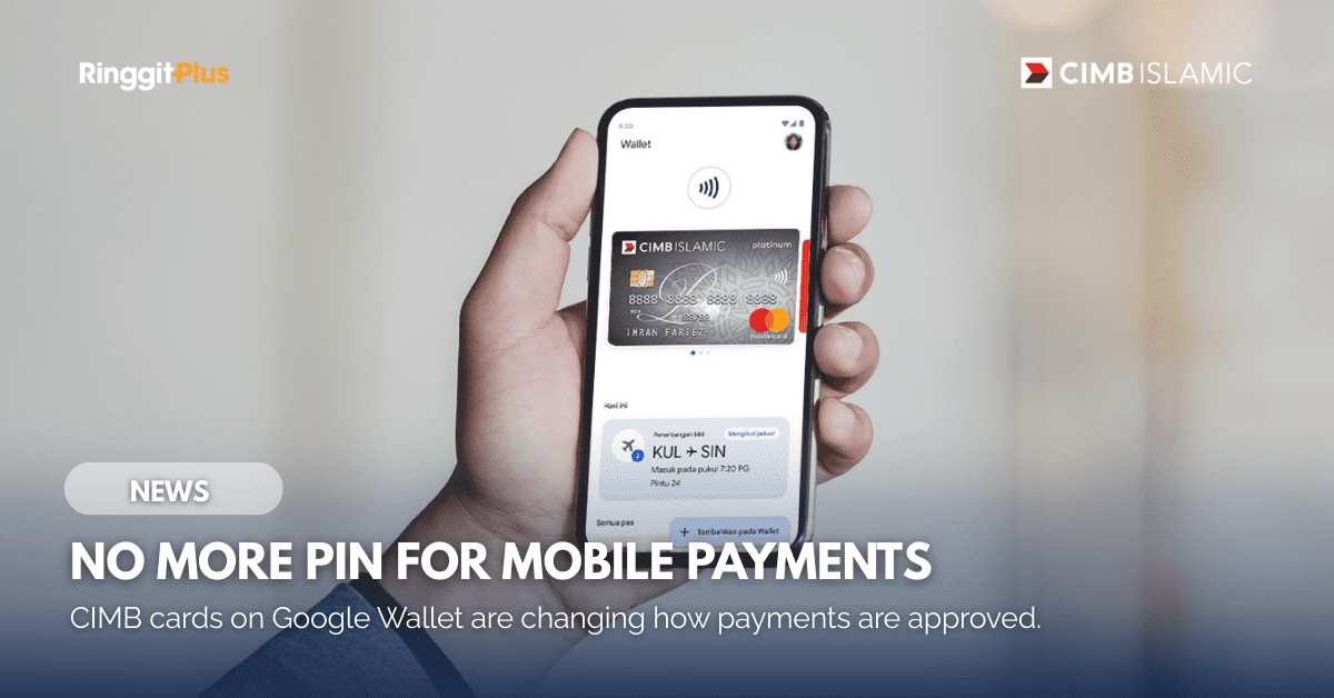 CIMB Credit Cards On Google Wallet Switch To Biometric Authentication