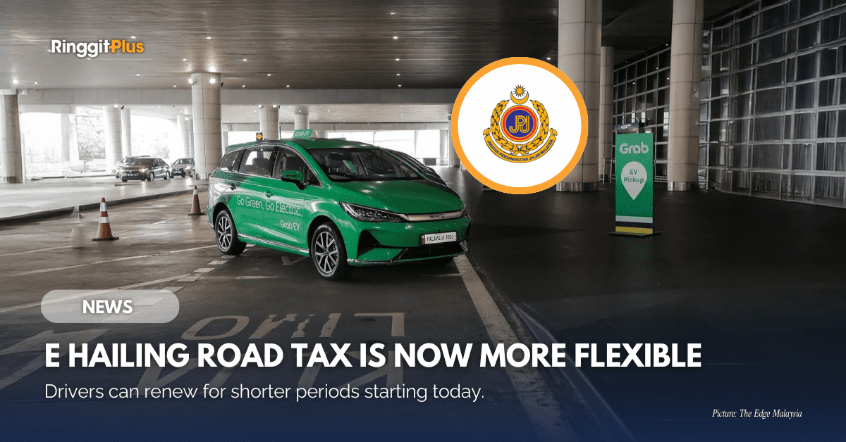 Flexible Road Tax Rates For E Hailing Vehicles Take Effect Today