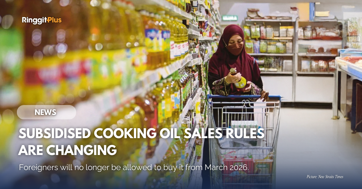 Ban On Sale Of Subsidised Cooking Oil To Foreigners To Take Effect On 1 ...