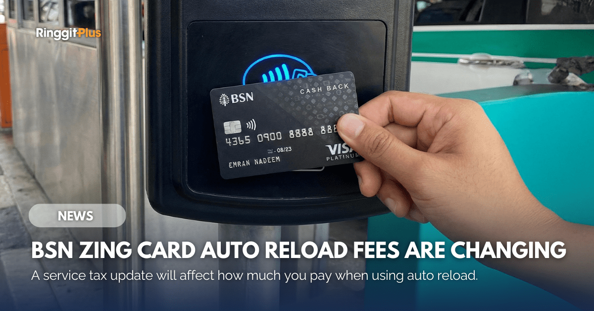 Service Tax To Apply To BSN Zing Card Auto Reload Fees