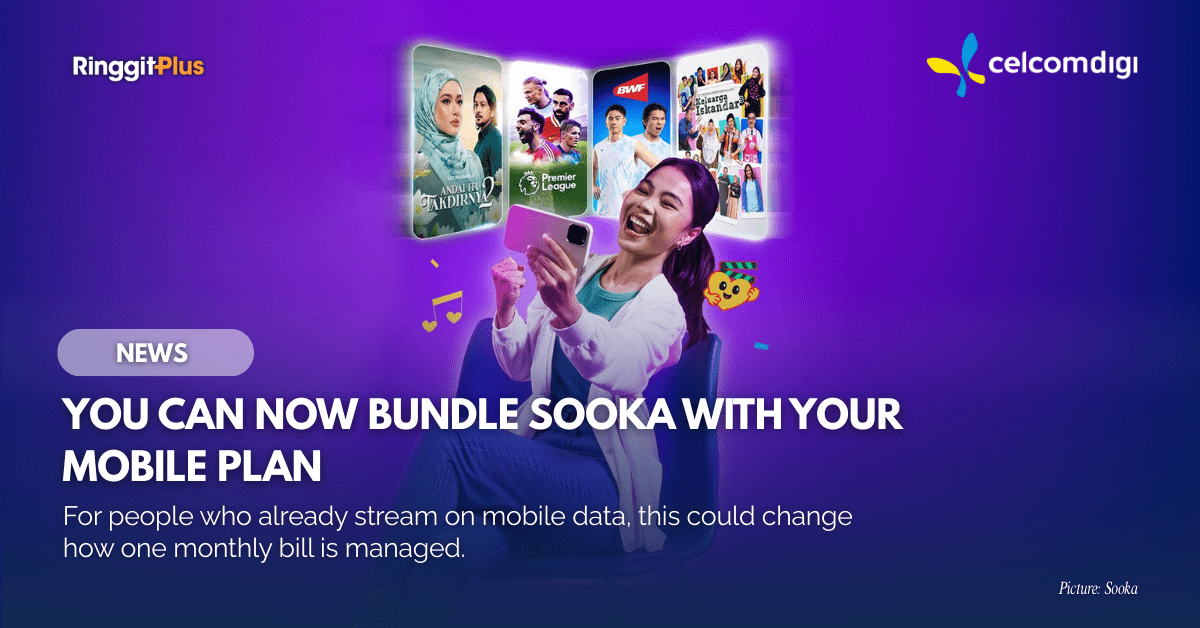 CelcomDigi Users Can Now Add sooka To Selected Plans