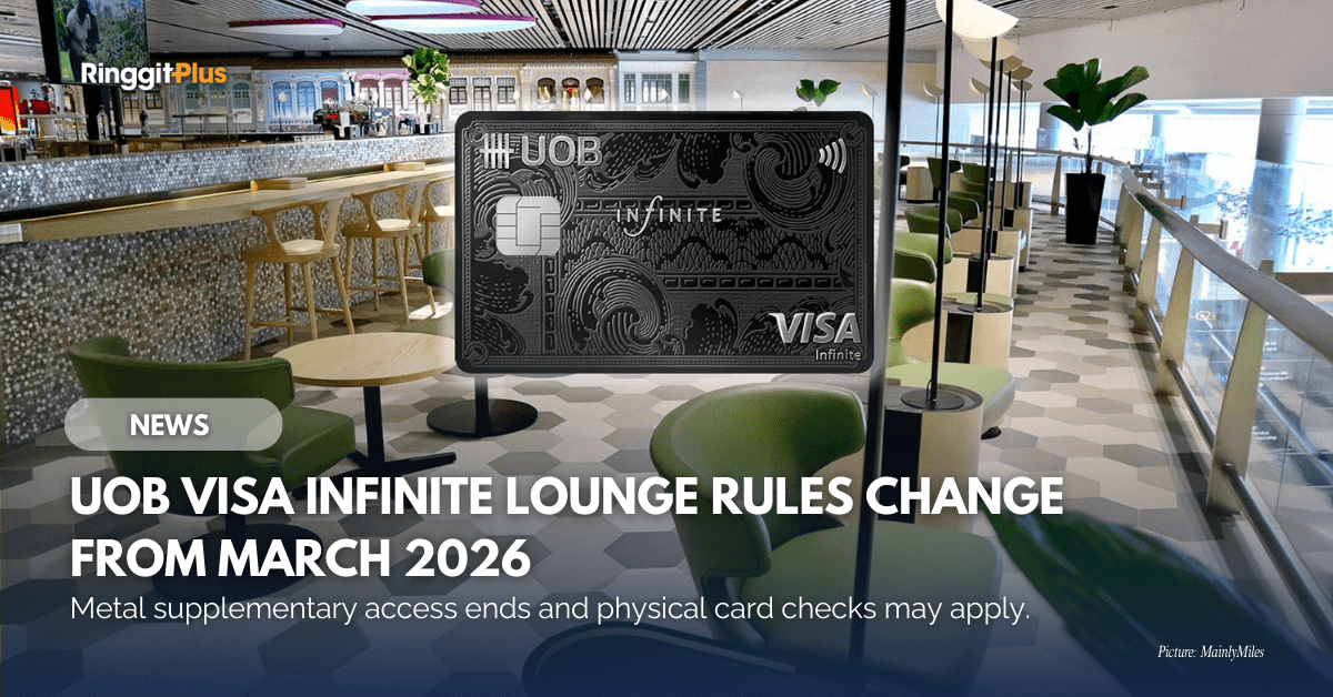 UOB Visa Infinite Cards Update Lounge Access Rules From 1 March 2026