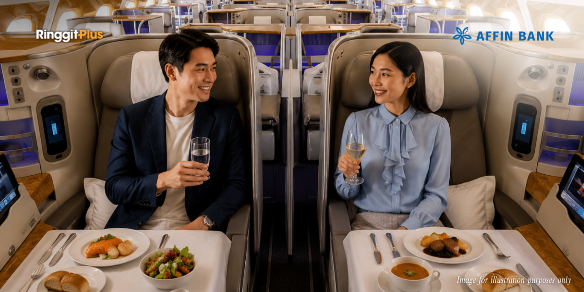 Affin Bank Credit Cards Offer 1-for-1 Business Class Tickets