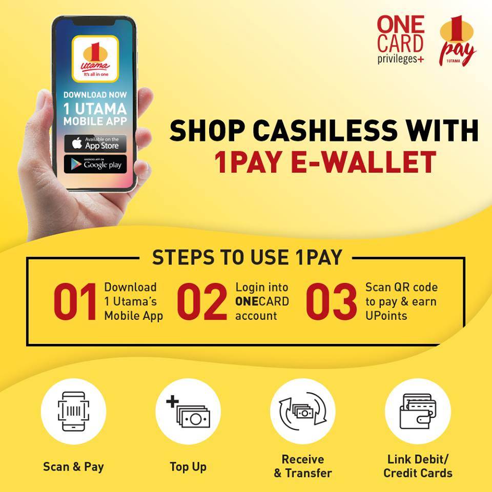 1 Utama Officially Launches 1PAY E-Wallet And ONESHOP Online Store