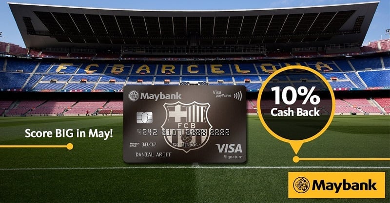 Maybank FC Barcelona Visa Signature Review: Cashback King For May & August